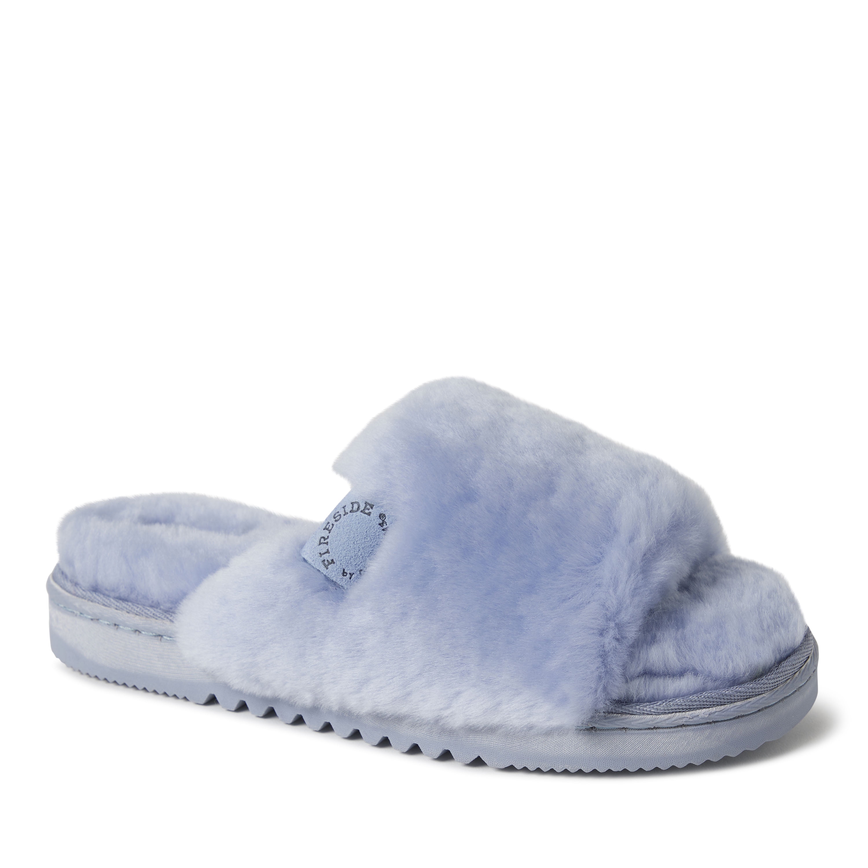 Fireside by Dearfoams Women's Cairns Genuine Shearling Slide Slipper ...