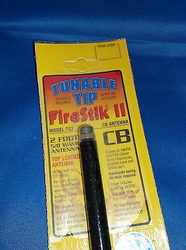 Firestik II FS2-B 5/8 Wave 300W TUNABLE TIP CB Radio Antenna BLACK ...