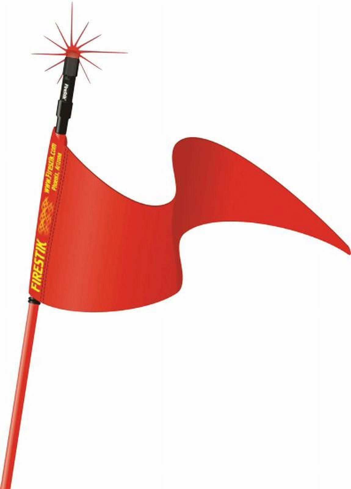 Firestik - Sr3-R 3' Red Strobe Ready Stik With 3/8"X24 Threaded Base ...