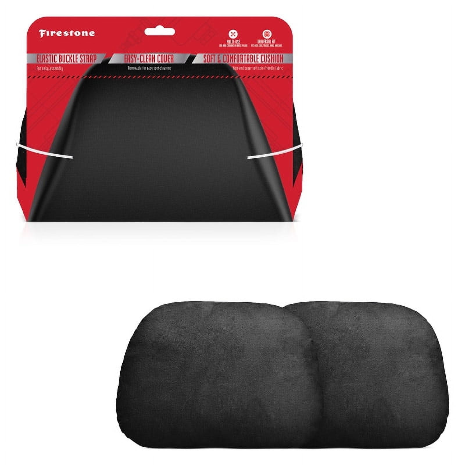 Firestone 2-Pack Auto Head Cushions – Soft & Comfortable, Universal Fit ...