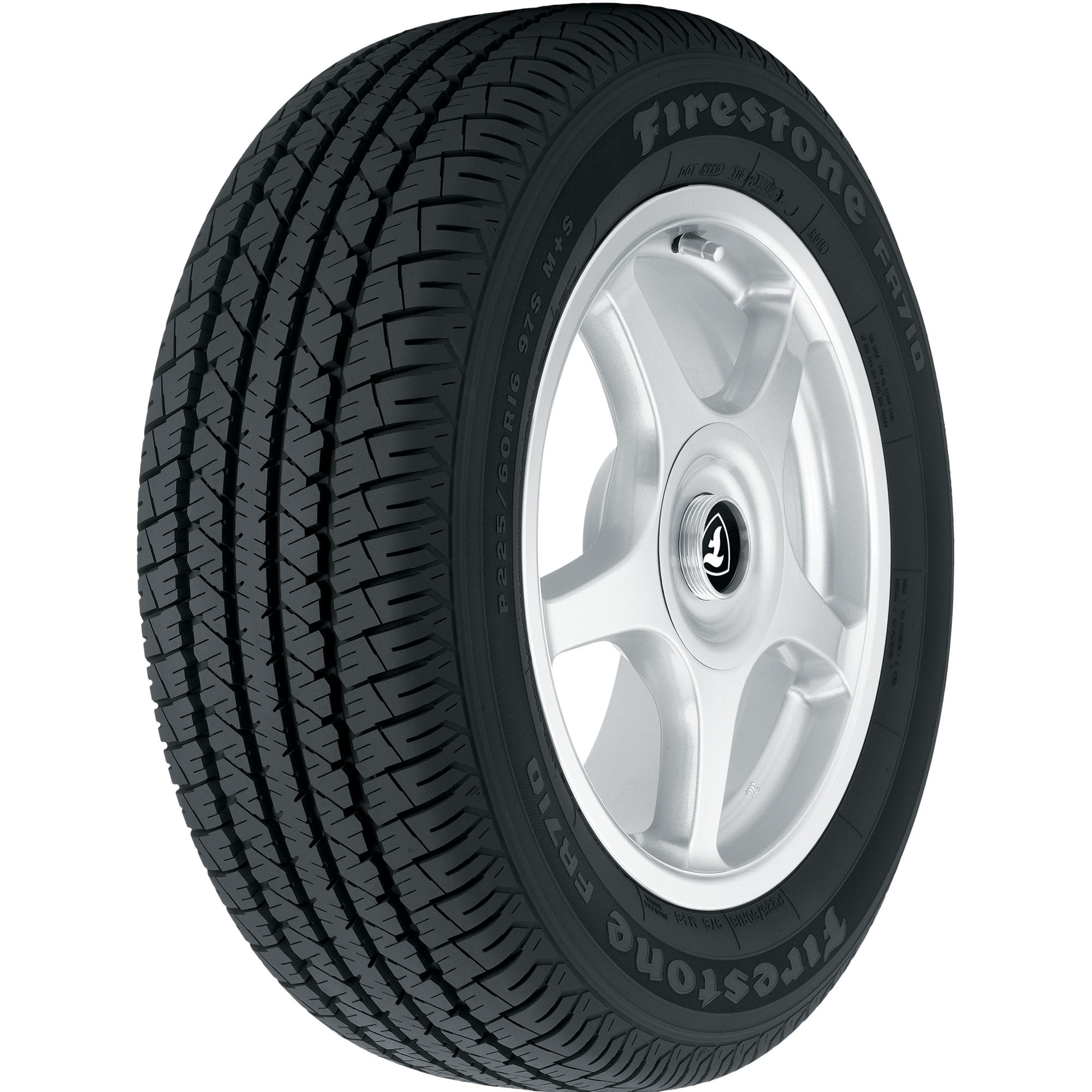 Firestone FR710 P215/55R17 93S All Season Passenger Tire, Long-life Tread, Improved Wet/Dry ...