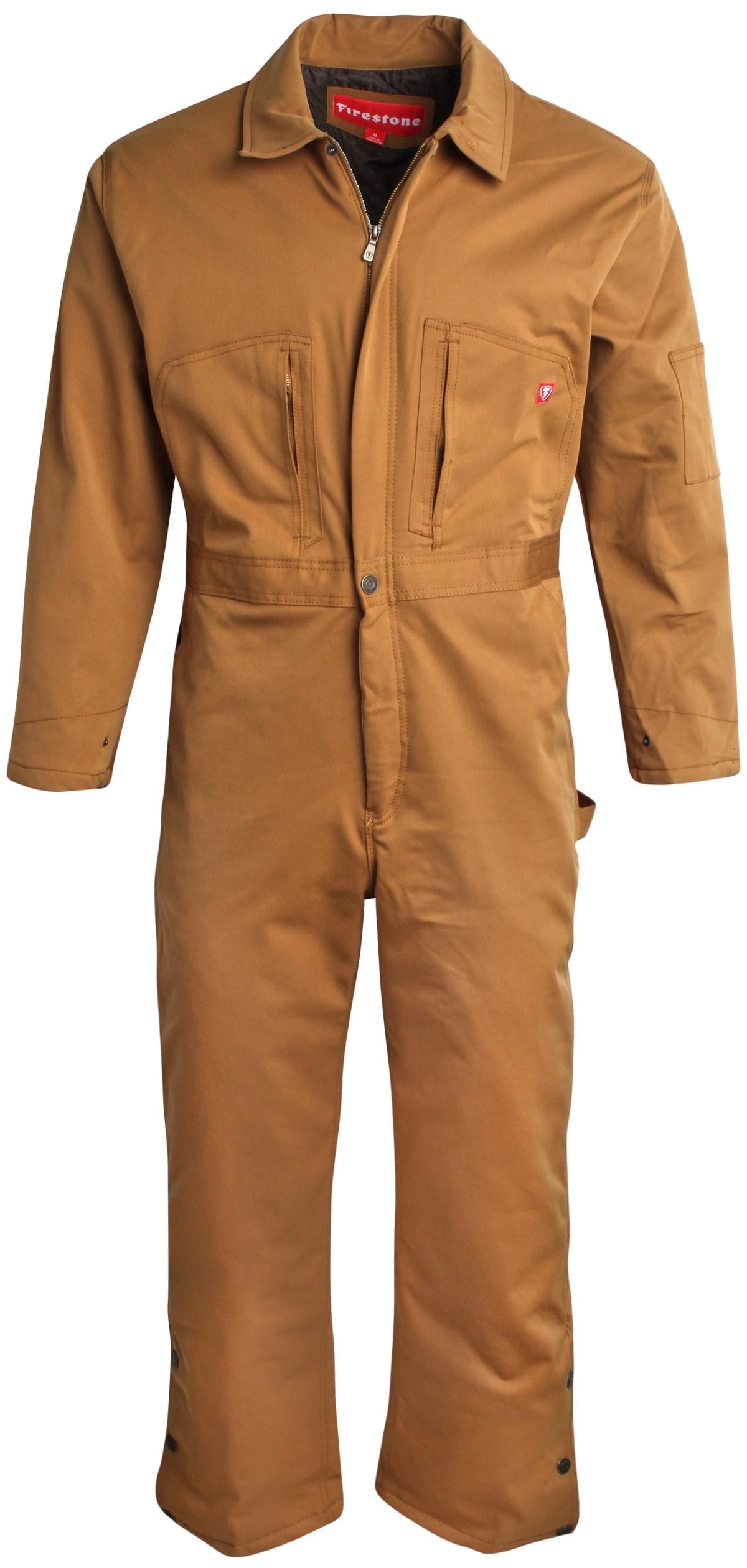 Firestone Men's Coveralls - Quilted Lining Twill Water Resistant Long ...