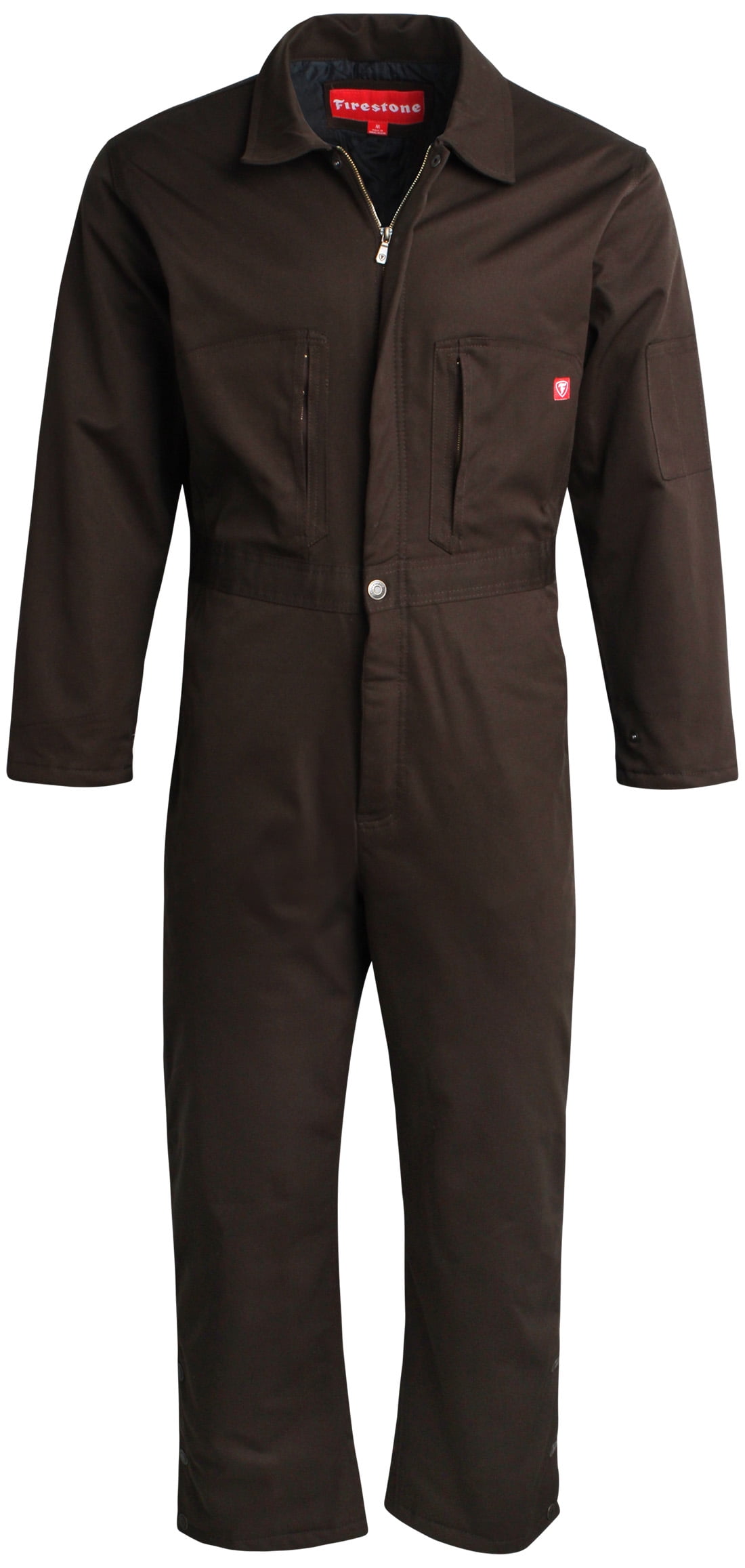 Firestone Men's Coveralls - Quilted Lining Twill Water Resistant Long ...