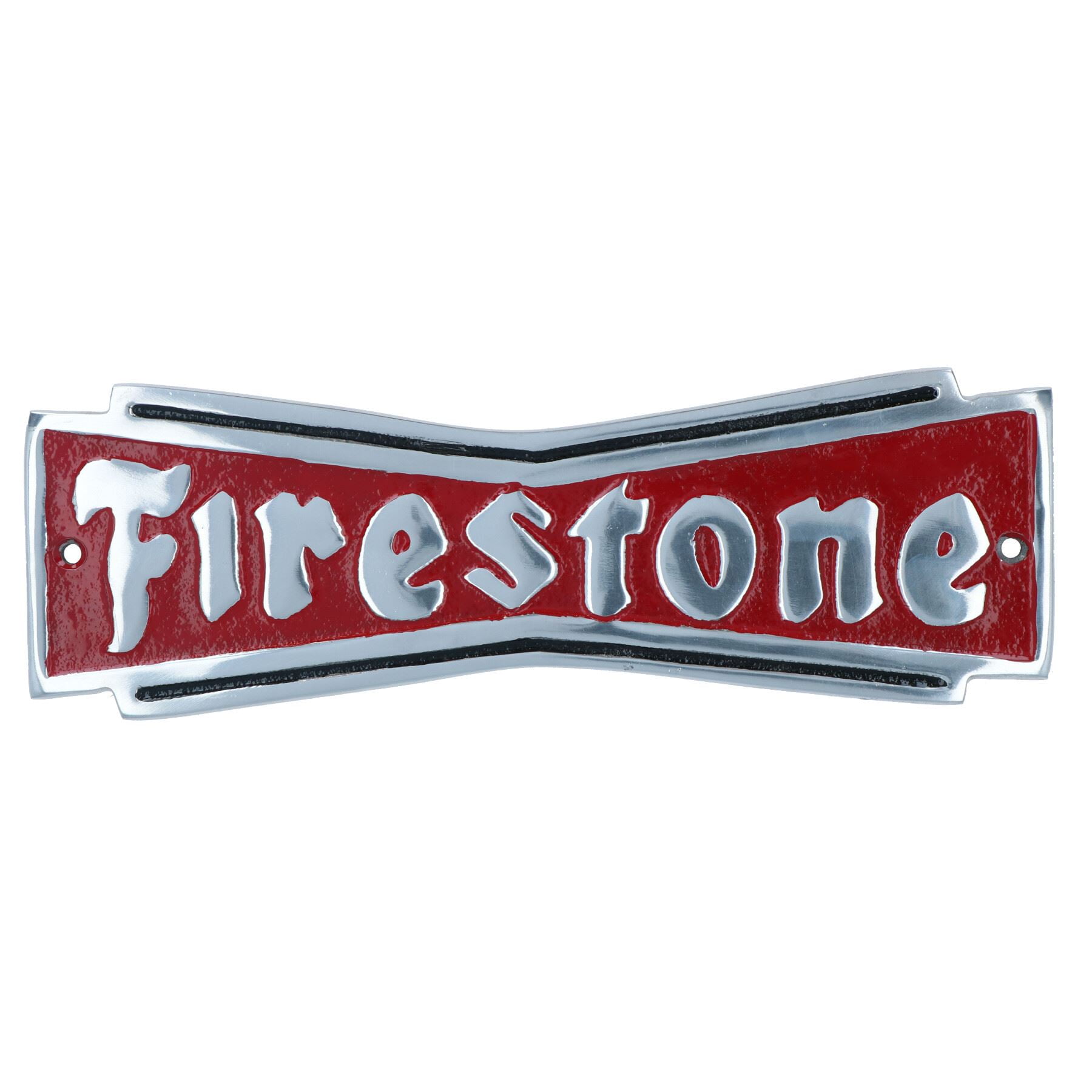 Firestone Tyres Aluminium Sign Plaque Door Wall Garage Workshop Tires ...