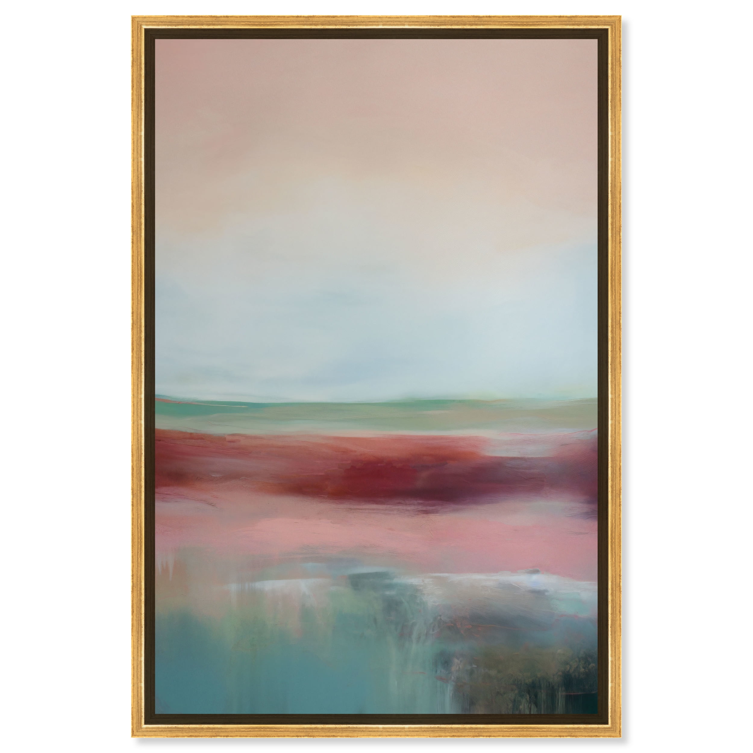 Firestone Valley Beach Life Inspired Pastel Color Canvas Wall Art by ...