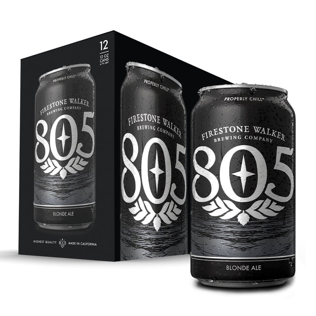 Firestone Walker 805 Blonde Ale Craft Beer 12 Pack 12 fl oz Cans 4.7% ...
