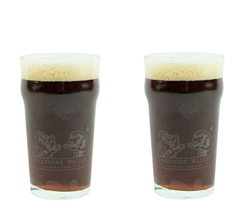 Firestone Walker Shaped Imperial Pint Glass - Set of 2 - Walmart.com