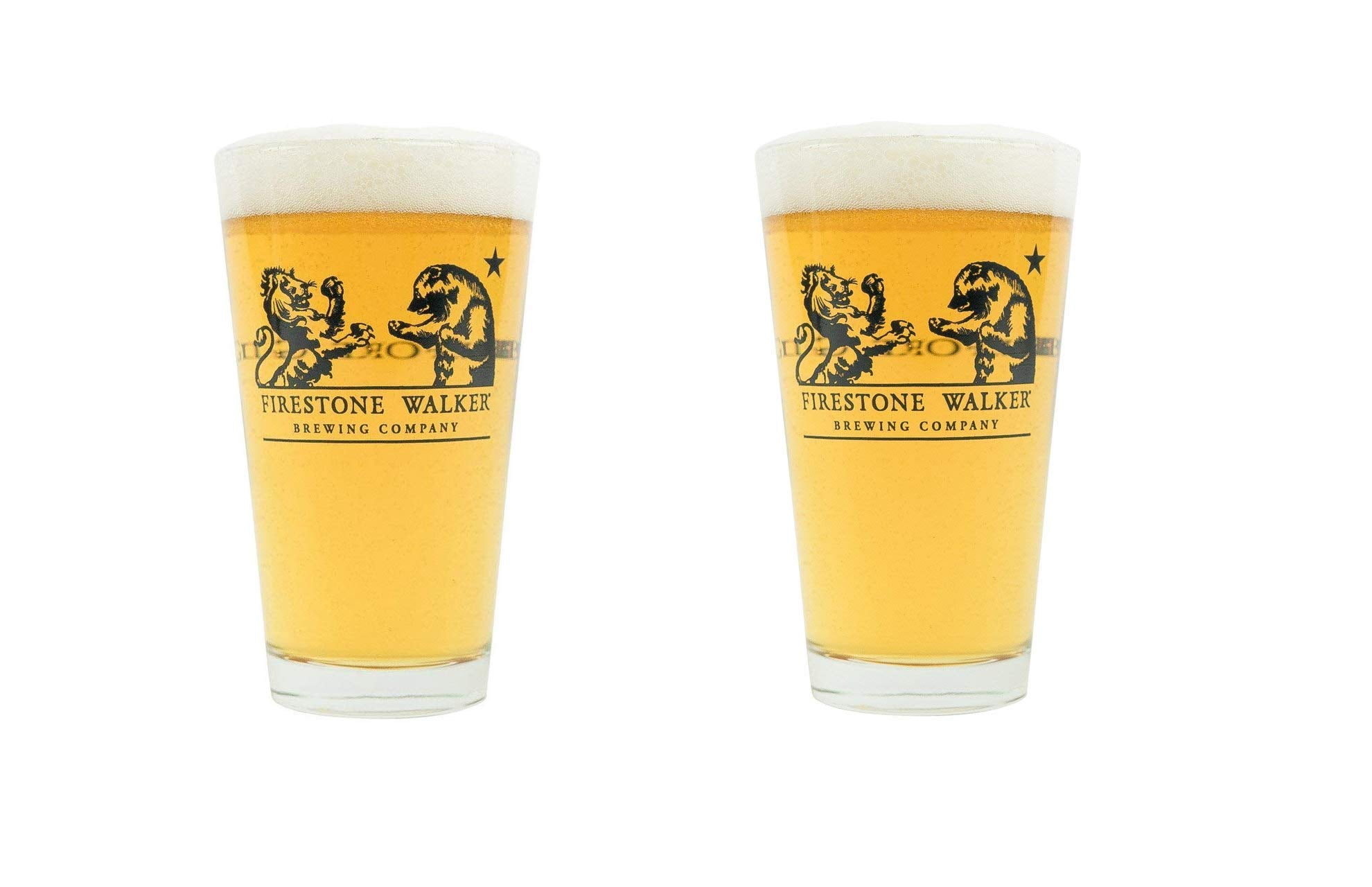 Firestone Walker Signature Pint Glass - Beer Before Glory - Set of 2 ...