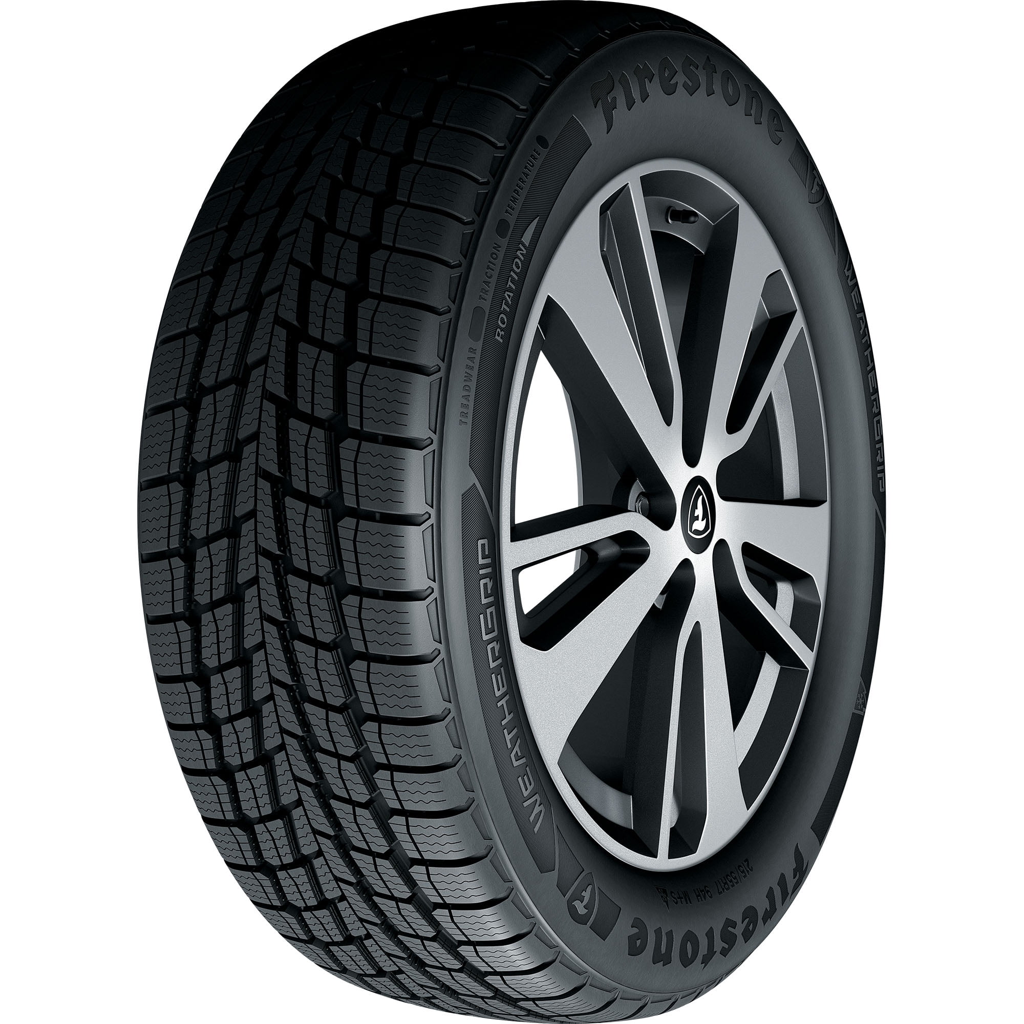Free Shipping! Firestone Weathergrip All Weather 235/60R17 102H Tire for Sedans, Minivans ...