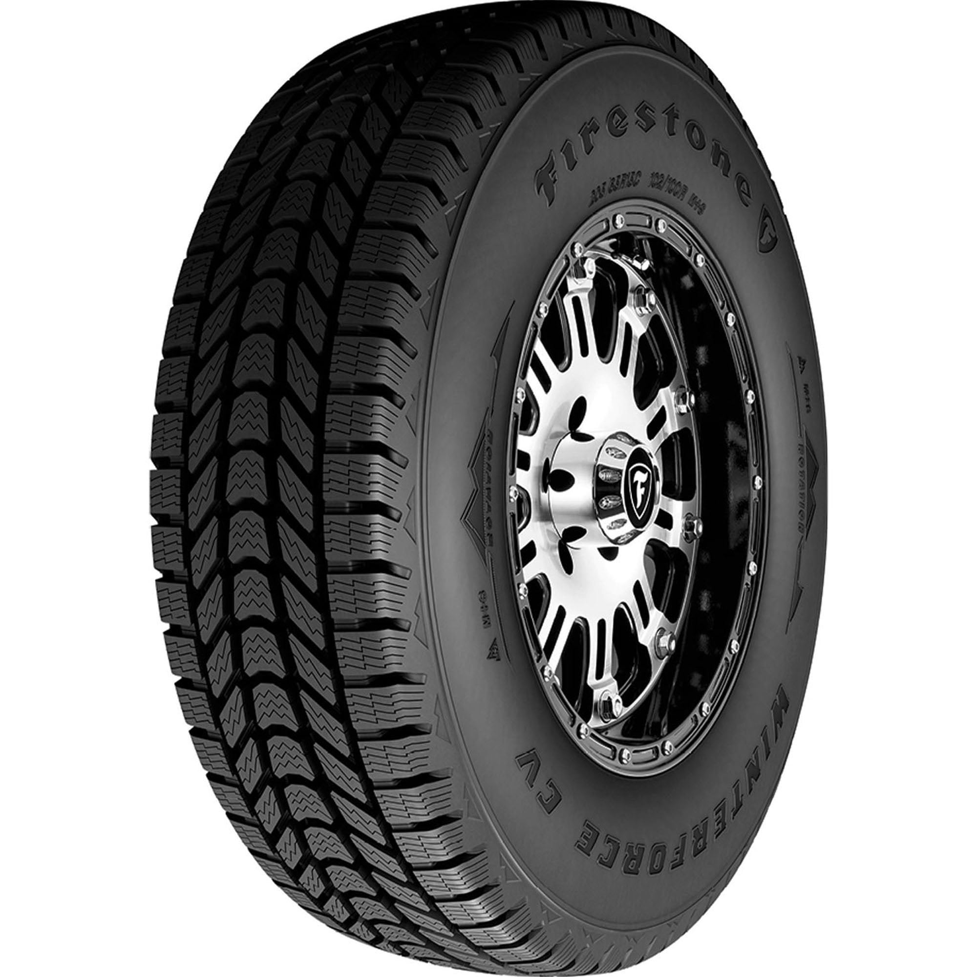 Firestone Winterforce CV Winter 195/75R16C 107/105R D Light Truck Tire ...