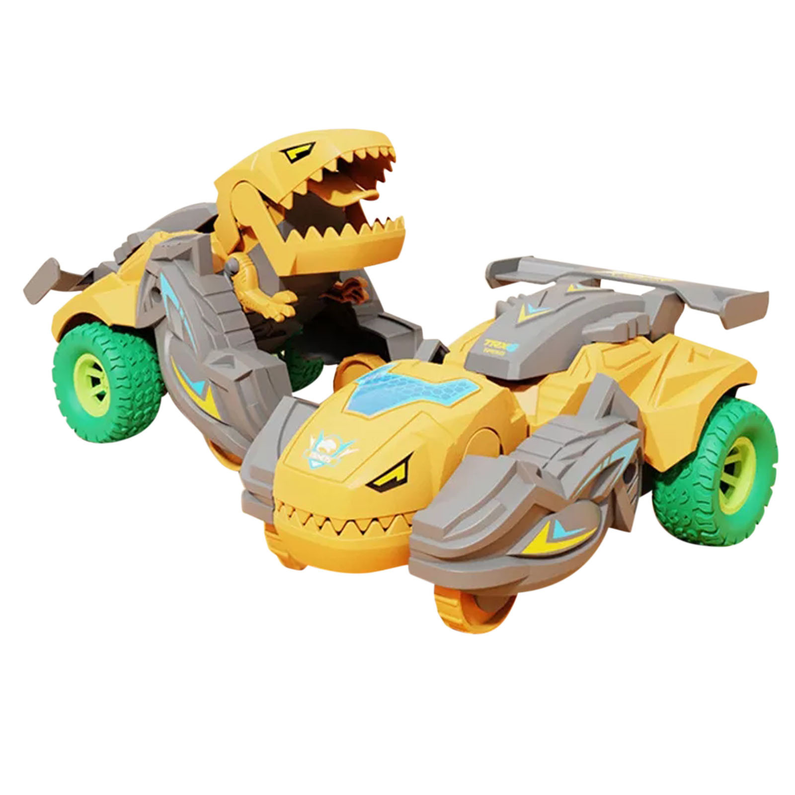 Firetruck Monster Trucks for Boys Transforming Dinosaur Toys Dinosaur ...