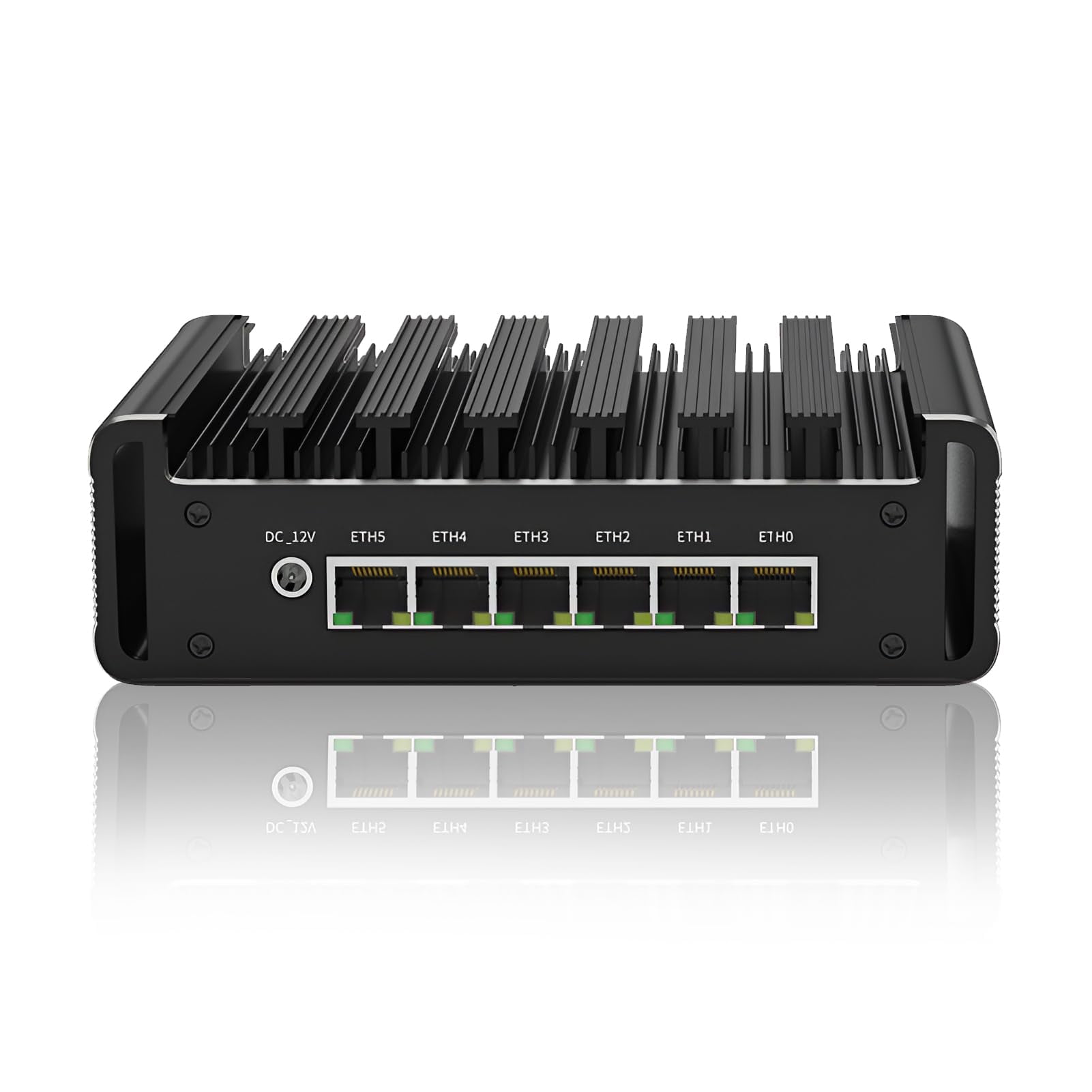 Firewall Micro Appliance Intel N100,6X i226-V 2.5G Fanless Mini PC,4 ...