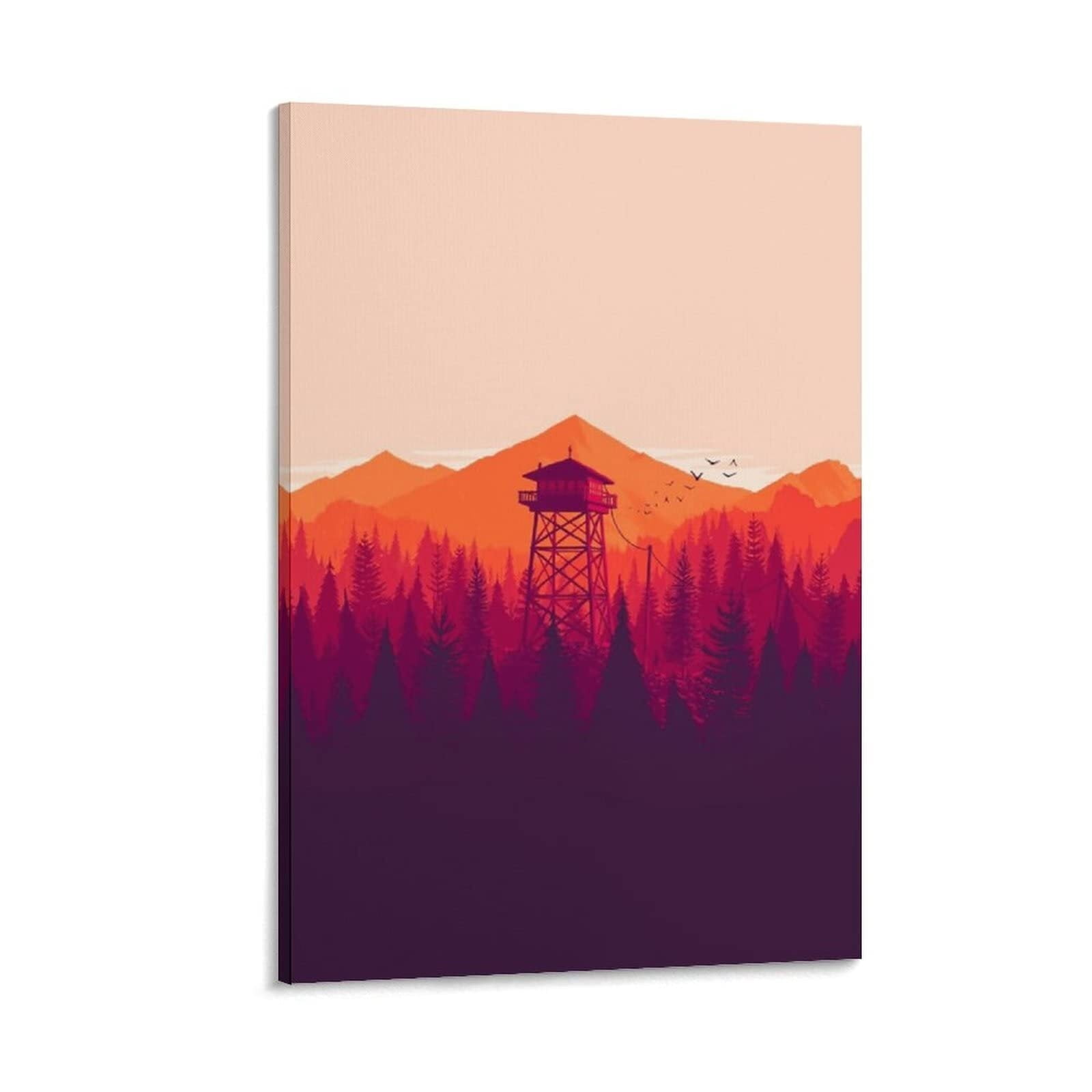Firewatch Poster Canvas Wall Art Decoration Prints for Living Room Home ...
