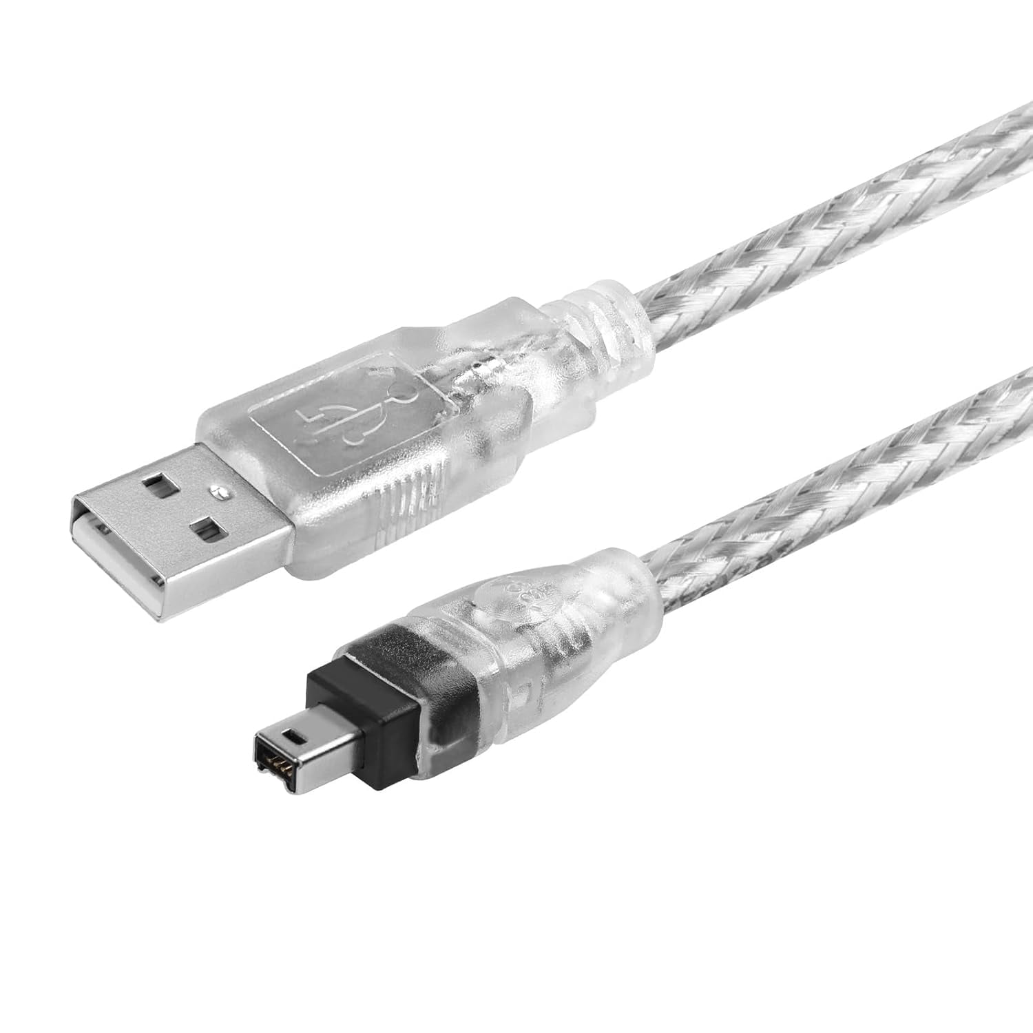 Firewire to USB Adapter Cable IEEE 1394 4Pin to USB 2.0 Converter Cord ...