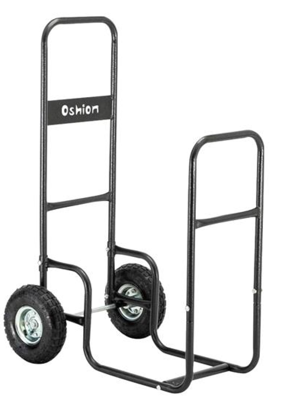 Firewood Cart 220LBS with Large Wheels, Fireplace Log Rolling Caddy ...