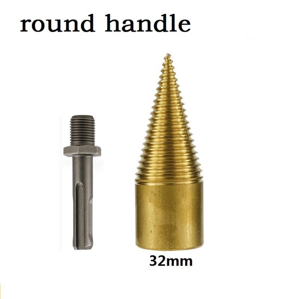 Firewood Chopper Chop Wood Drill Bit Splitting Tool Splitting Cone Log ...