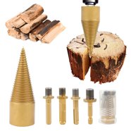 32mm High Speed Hex Shank Drill Bit Firewood Log Wood Splitter Screw ...