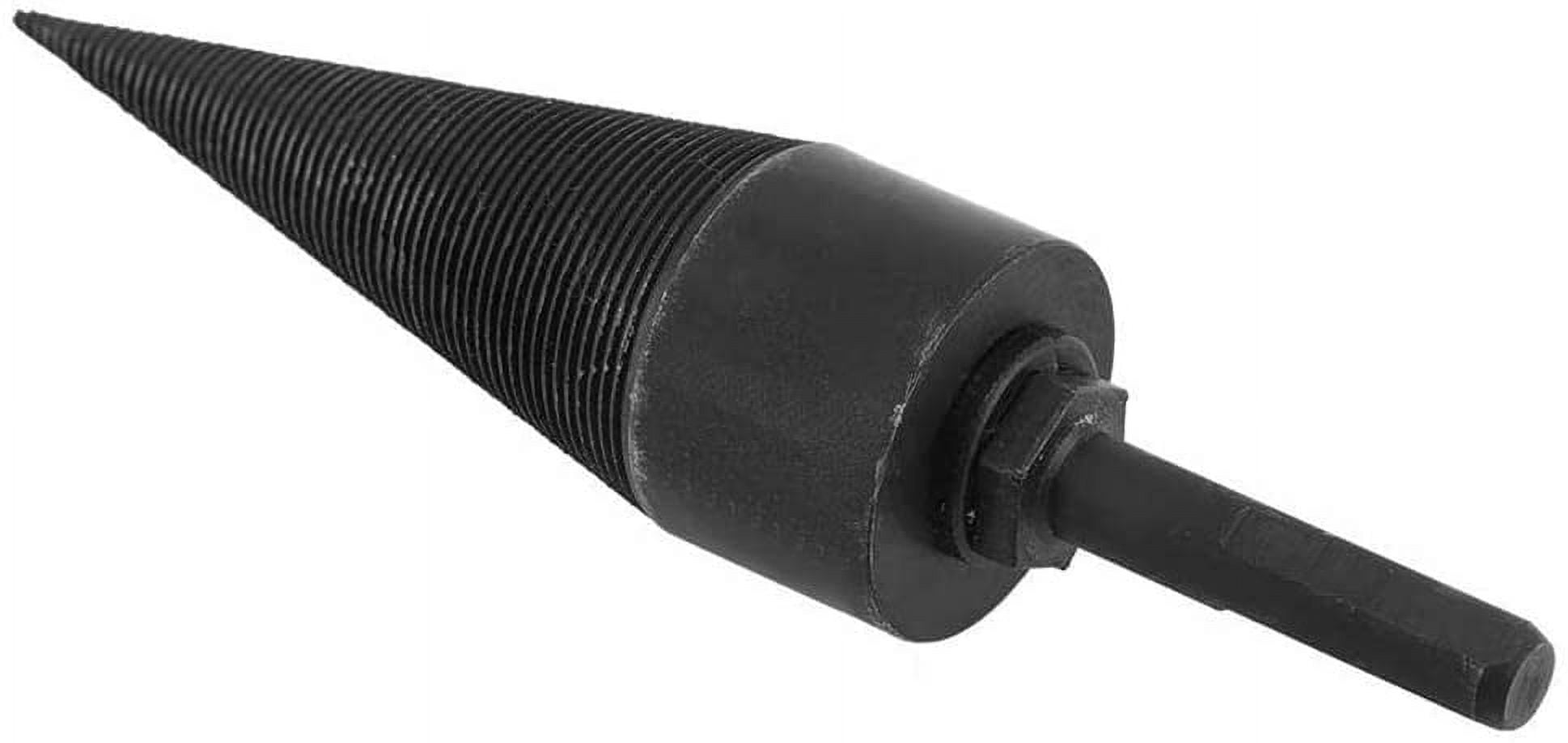 Firewood Drill Bit Splitter, Splitting Wood Cone Drill Bit, 38mm Log ...