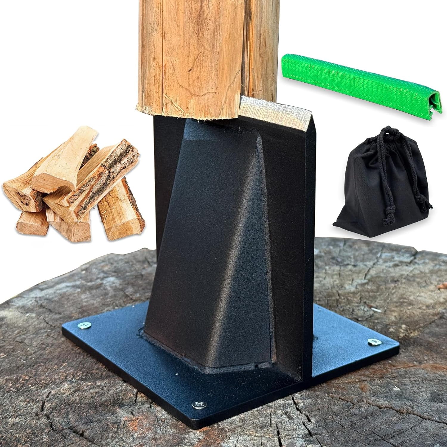 Firewood Kindling Log Splitter Cracker-No Need ! Portable Manual Safety ...