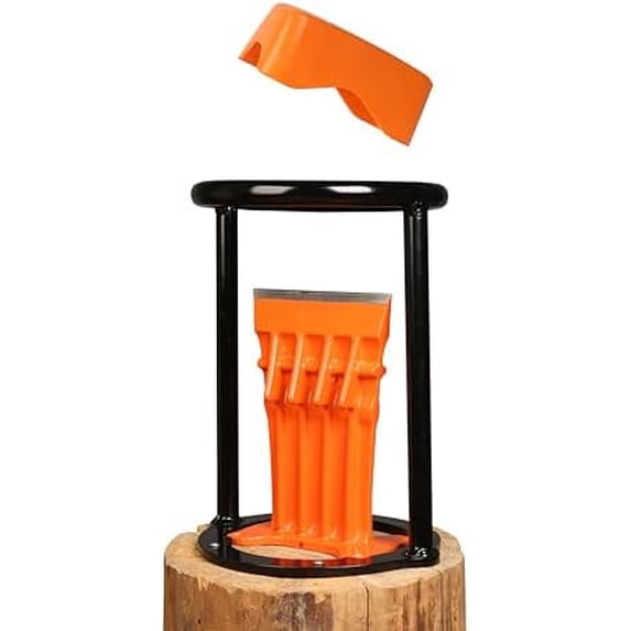 Firewood Kindling Log Wood Splitter – No Axe! Wedge Point Splits ...