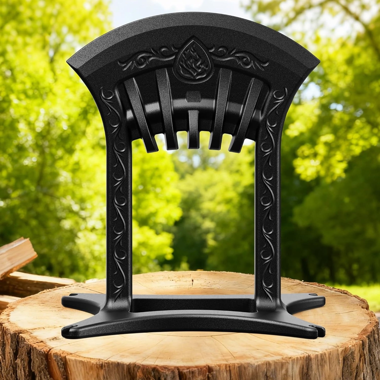 Firewood Kindling Splitter, Manual Log Splitter, Cast Iron Log ...