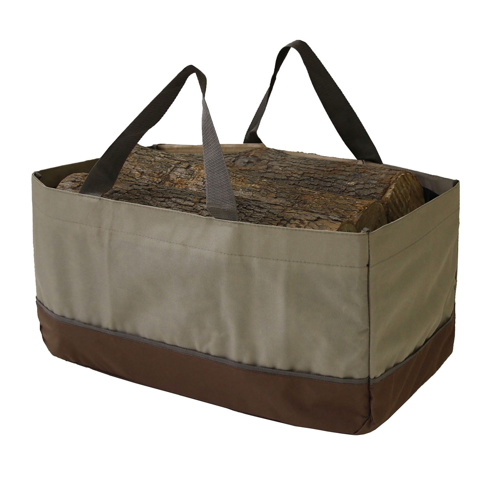 Firewood Log Carrier Large Firewood Bag Wax Canvas Log Carrier Tote ...