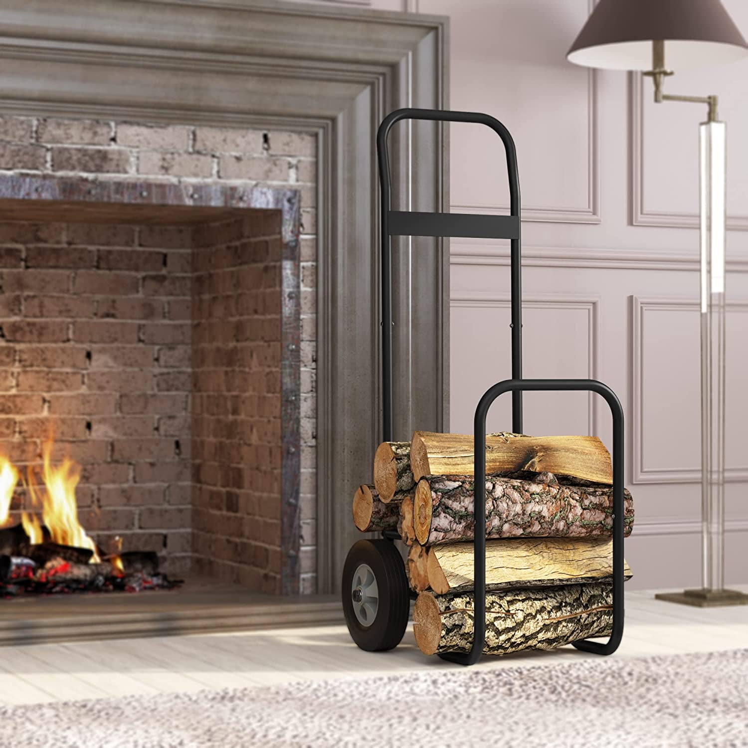 Firewood Log Cart Carrier - Walmart.com