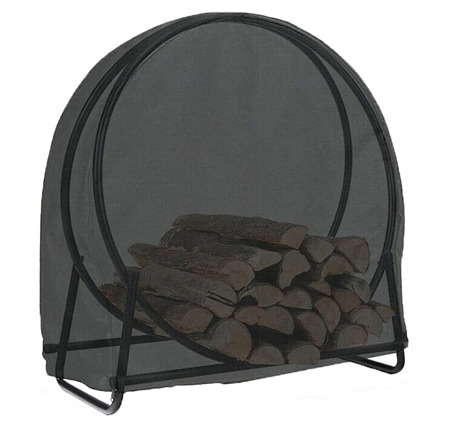 Firewood Log Hoop Cover,40 Inch Outdoor 210D Heavy Duty Waterproof and ...