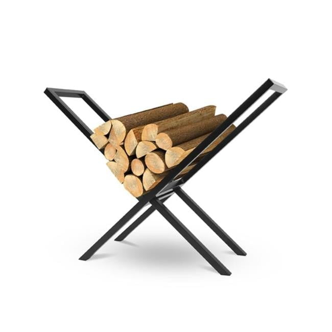 Firewood Log Rack 220 lbs Steel Wood Lumber Storage Stacking Rack X ...