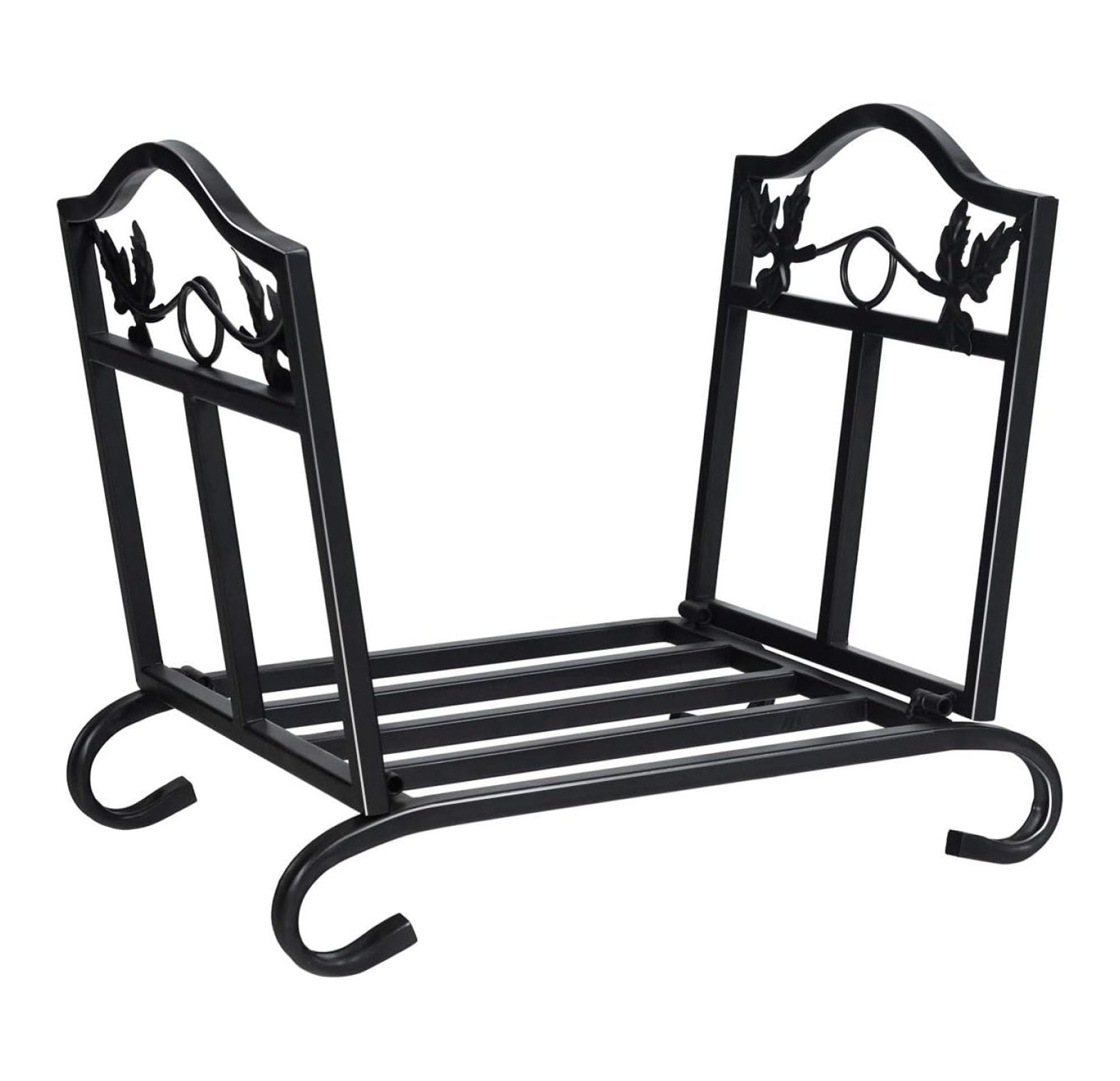 Firewood Log Rack Foldable, Indoor Outdoor Firewood Holder Stacker with ...