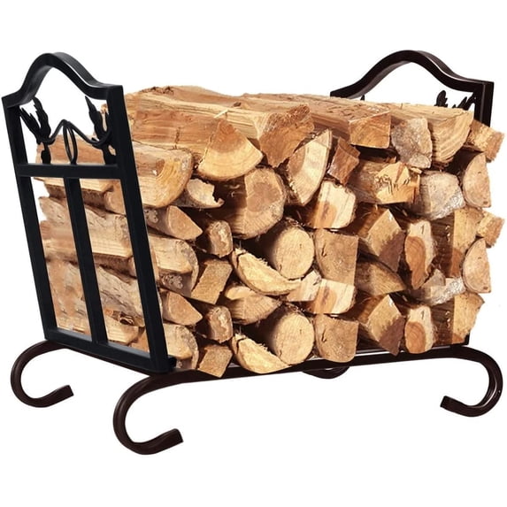 Firewood Log Rack, Foldable Steel Wood Stand Stacker, Firewood Storage ...