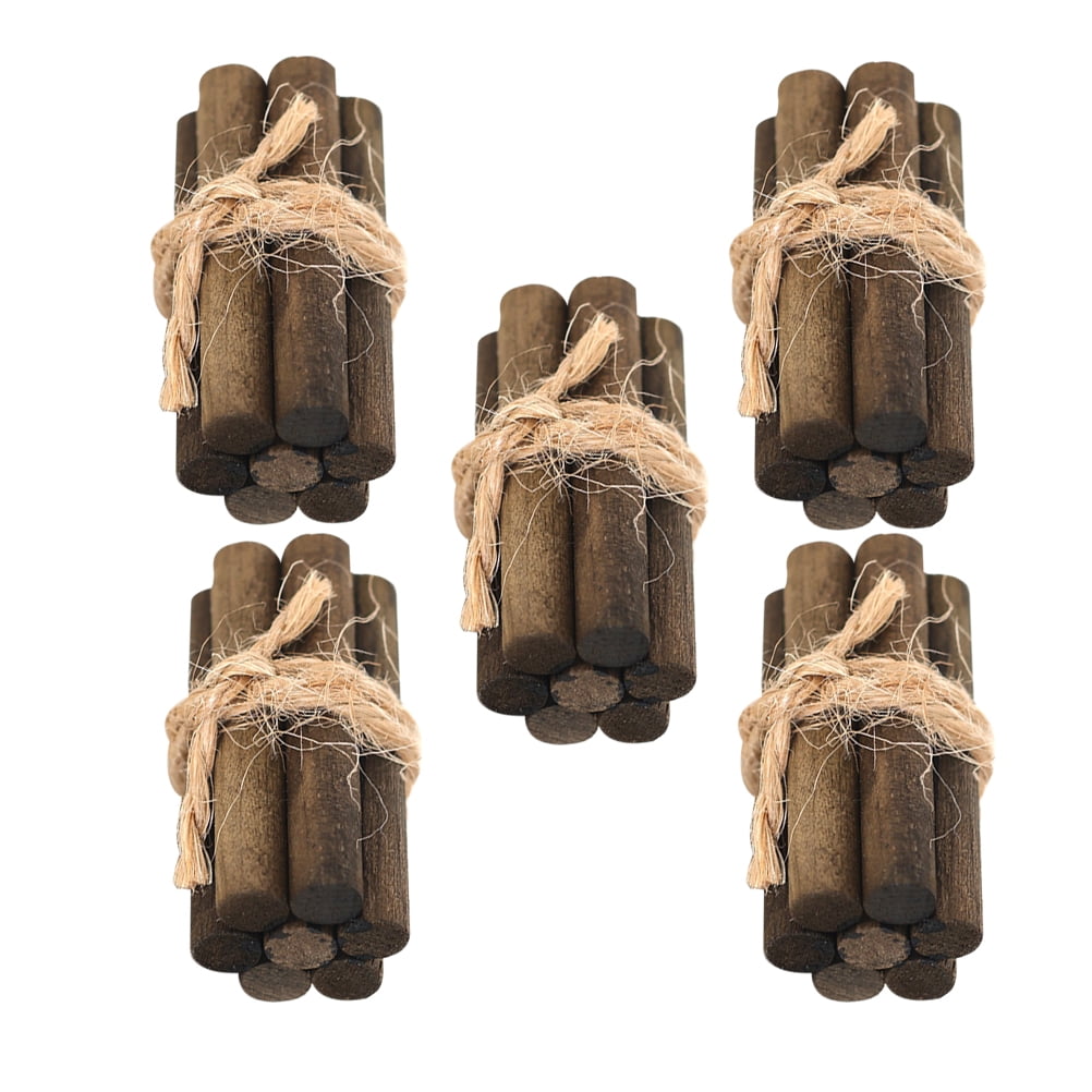 Firewood Pile Toy Models Fireplace Decor Lightweight Miniature ...