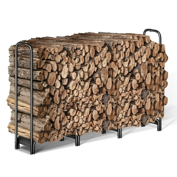 Firewood Rack 6ft, Heavy Duty Fire Wood Storage Racks for Indoor ...