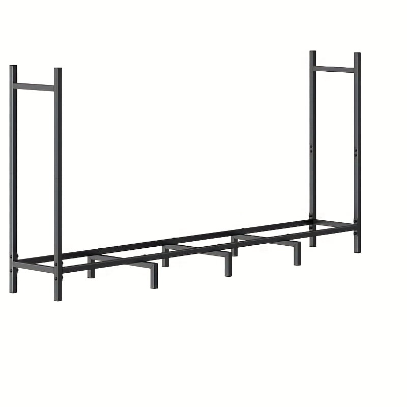 Firewood Rack Holder Outdoor Indoor Heavy Duty Metal Wood Rack For Log ...