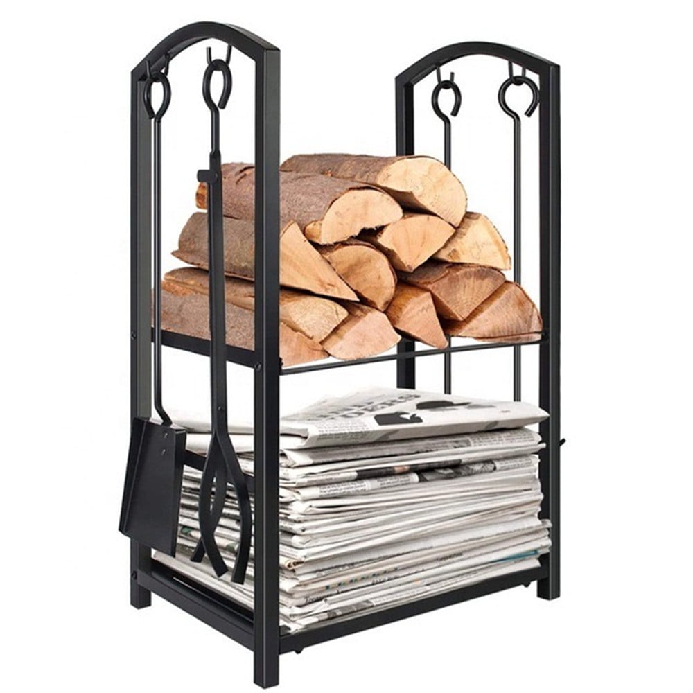 Firewood Rack Indoor Outdoor Wood Rack for Firewood Fire Wood Storage ...