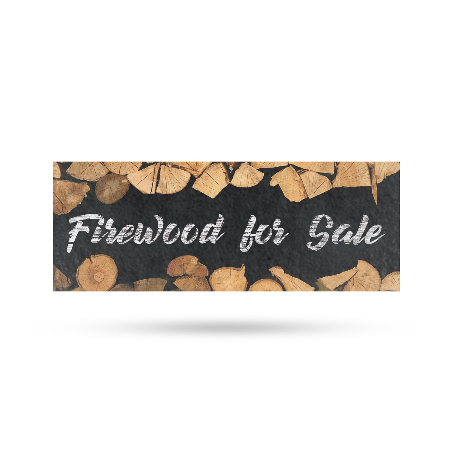 Firewood For Sale Vinyl Decal 36 Inch x 14 Inch Weatherproof Heavy-Duty ...