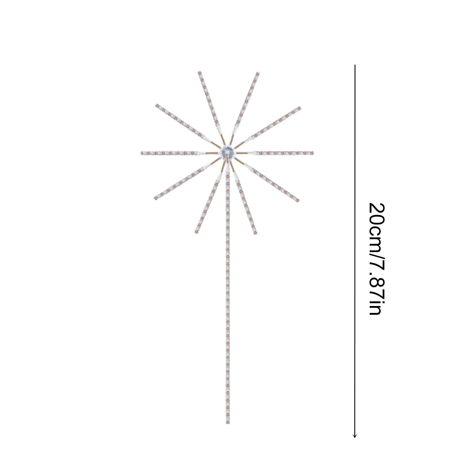 Firework Led Lights USB Powered Room Decor, Color Changing Bluetooth ...