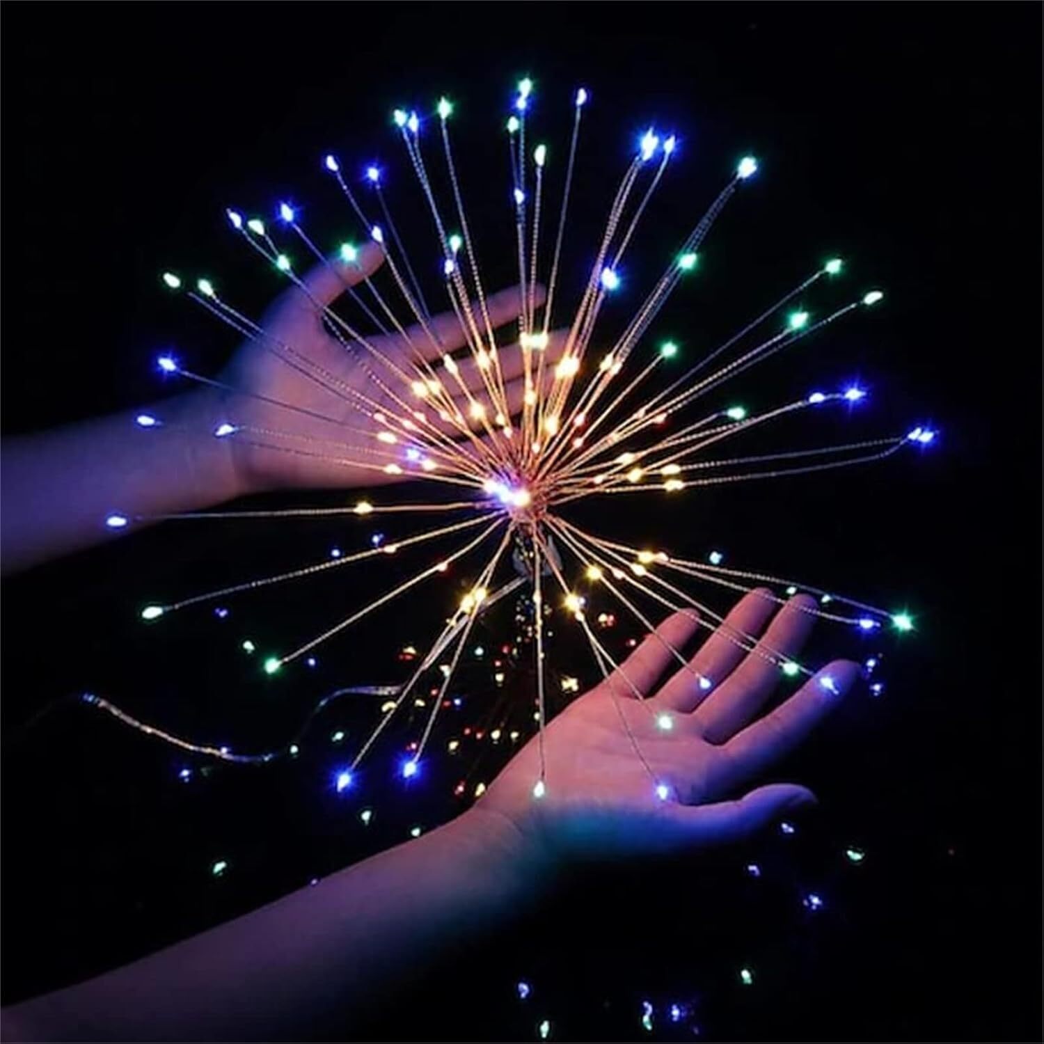 Firework Lights Starburst Lights 180 LED Copper Wire Battery Operated ...