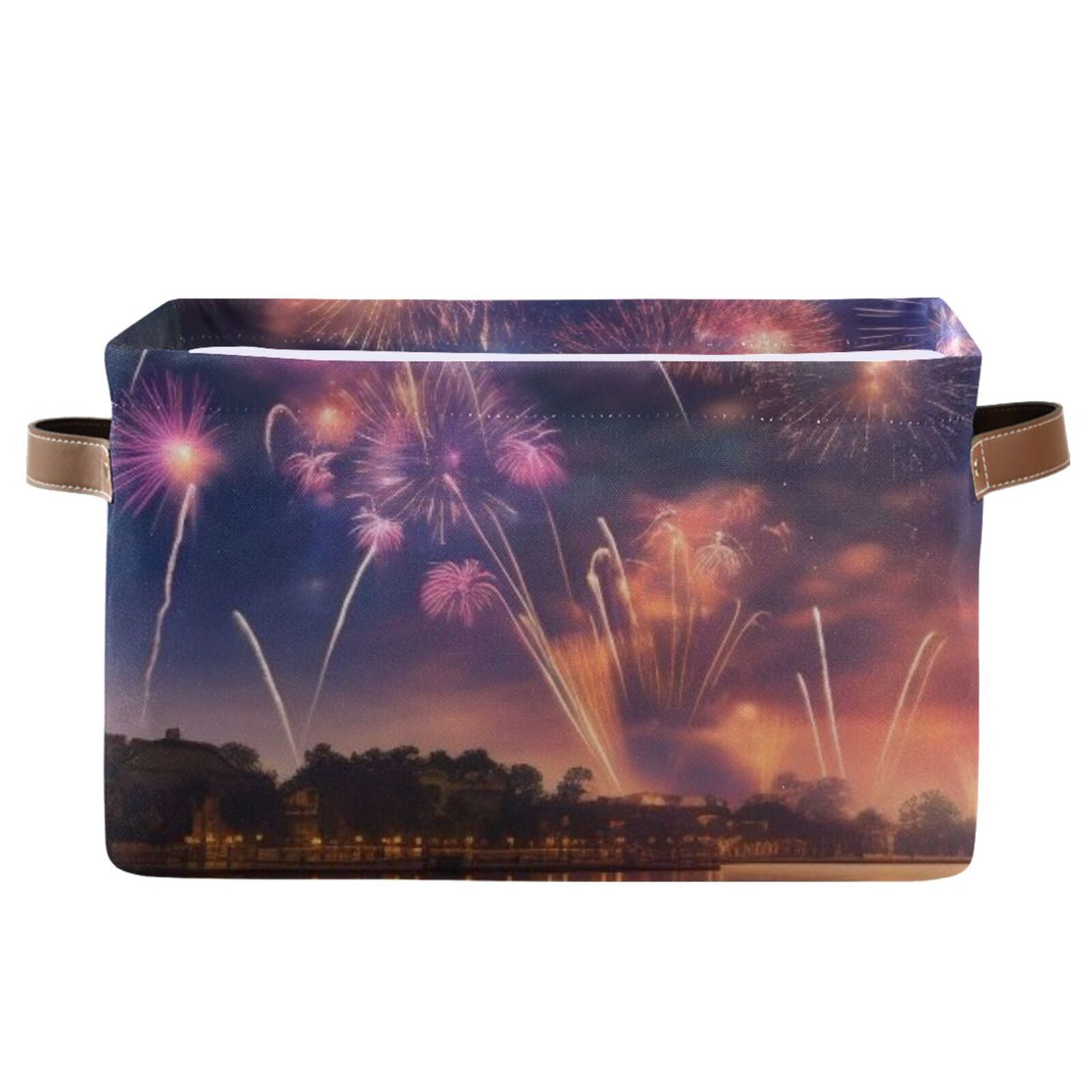 Firework Starry Sky Storage Bins Baskets With Handles Storage Box ...