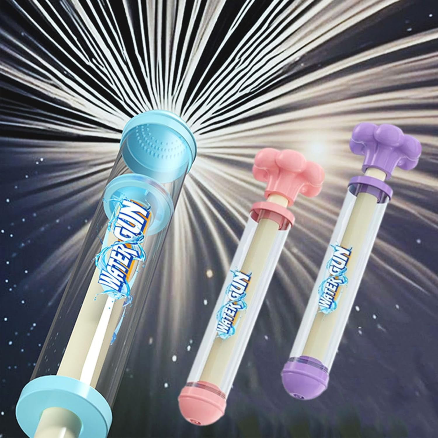Firework Water Gun, 2/4 Pack Romantic Fireworks Style Water Spray Toy ...