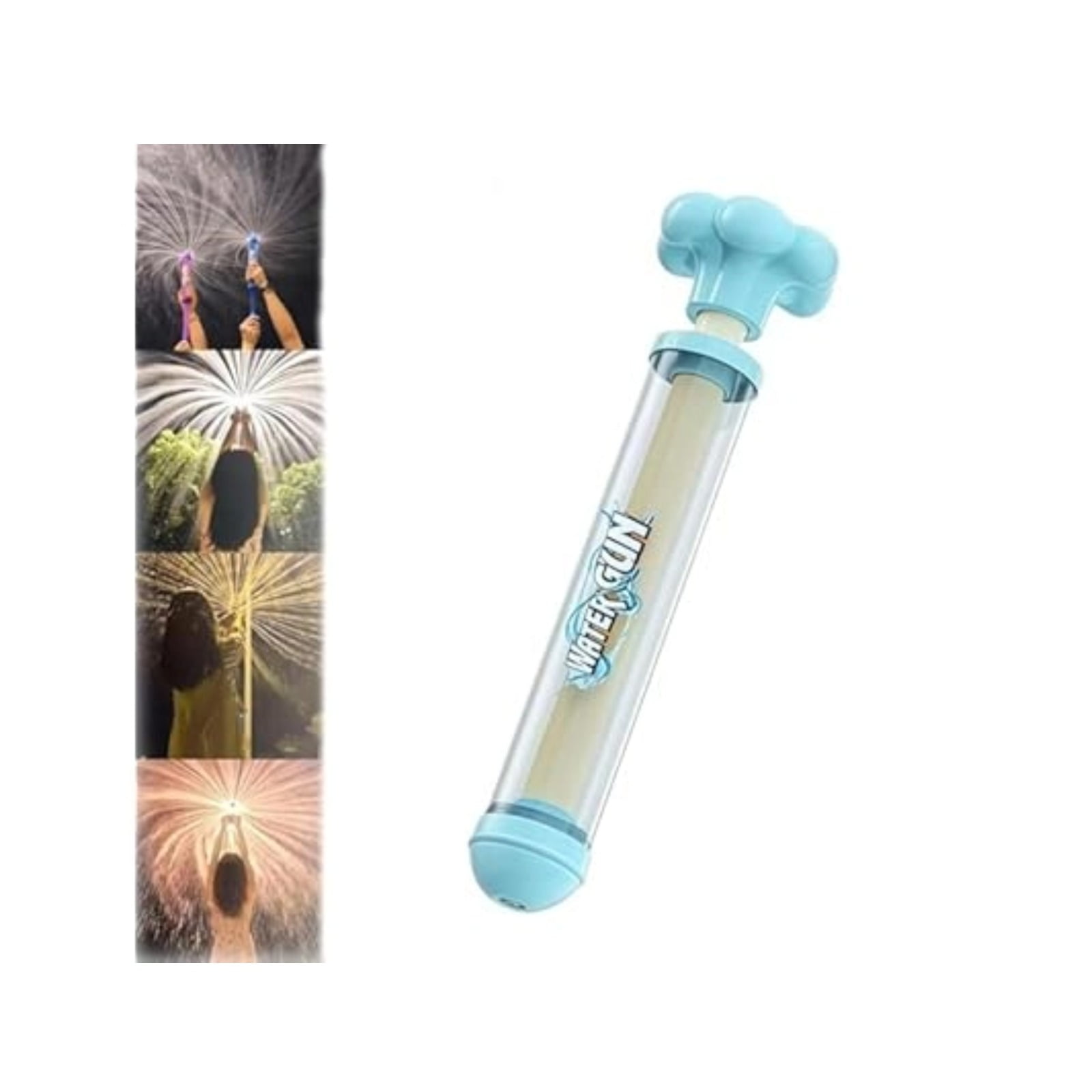 Firework Water Gun, 2025 New Pusher Type Fun Fireworks Water Jet Spray ...