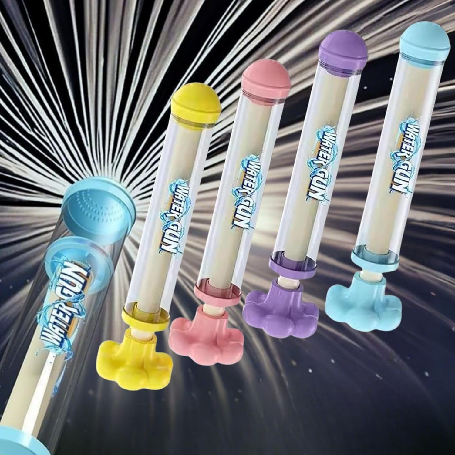Firework Water Gun，4 PCS Firework Water Gun，Firework Style Water Spray ...
