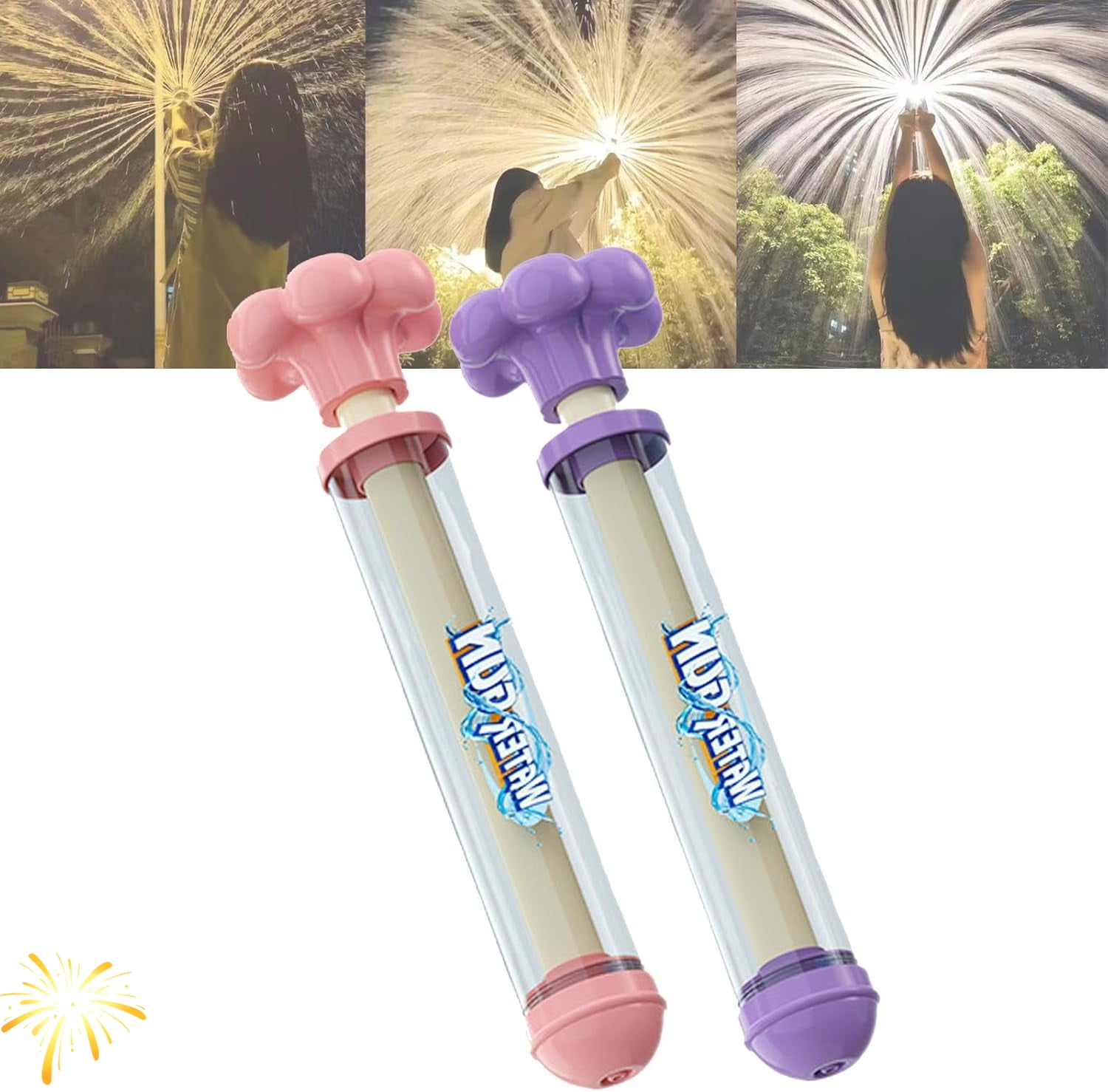 Firework Water Gun, Romantic Firework Style Water Spray Toy for Couples ...