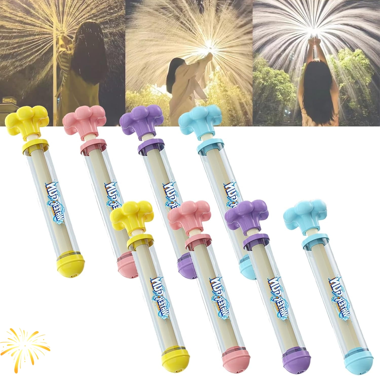 Firework Water Gun, Romantic Firework Style Water Spray Toy for Couples ...