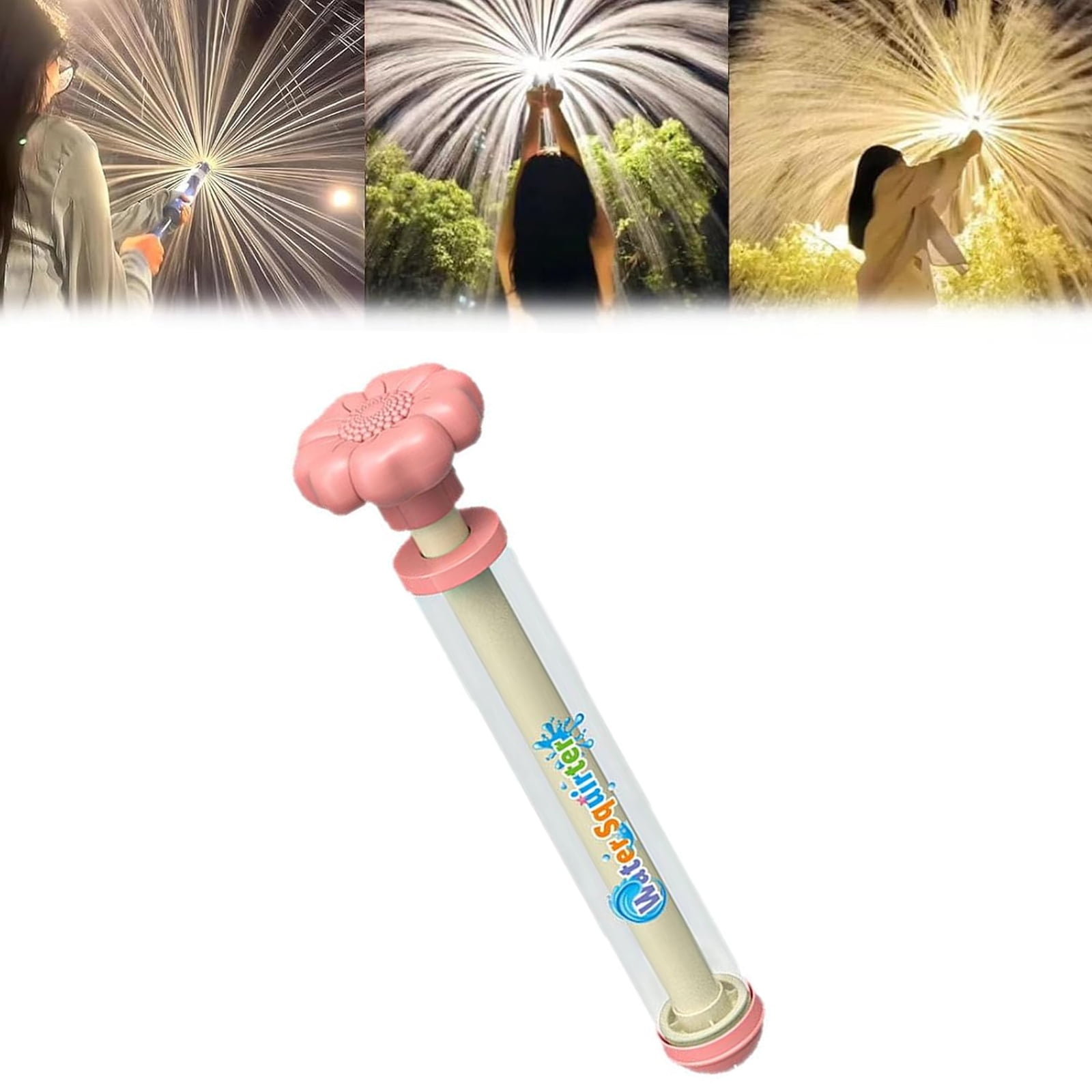 Firework Water Guns (1-Pack) – High-Pressure Pull-Out Spray Toys for ...
