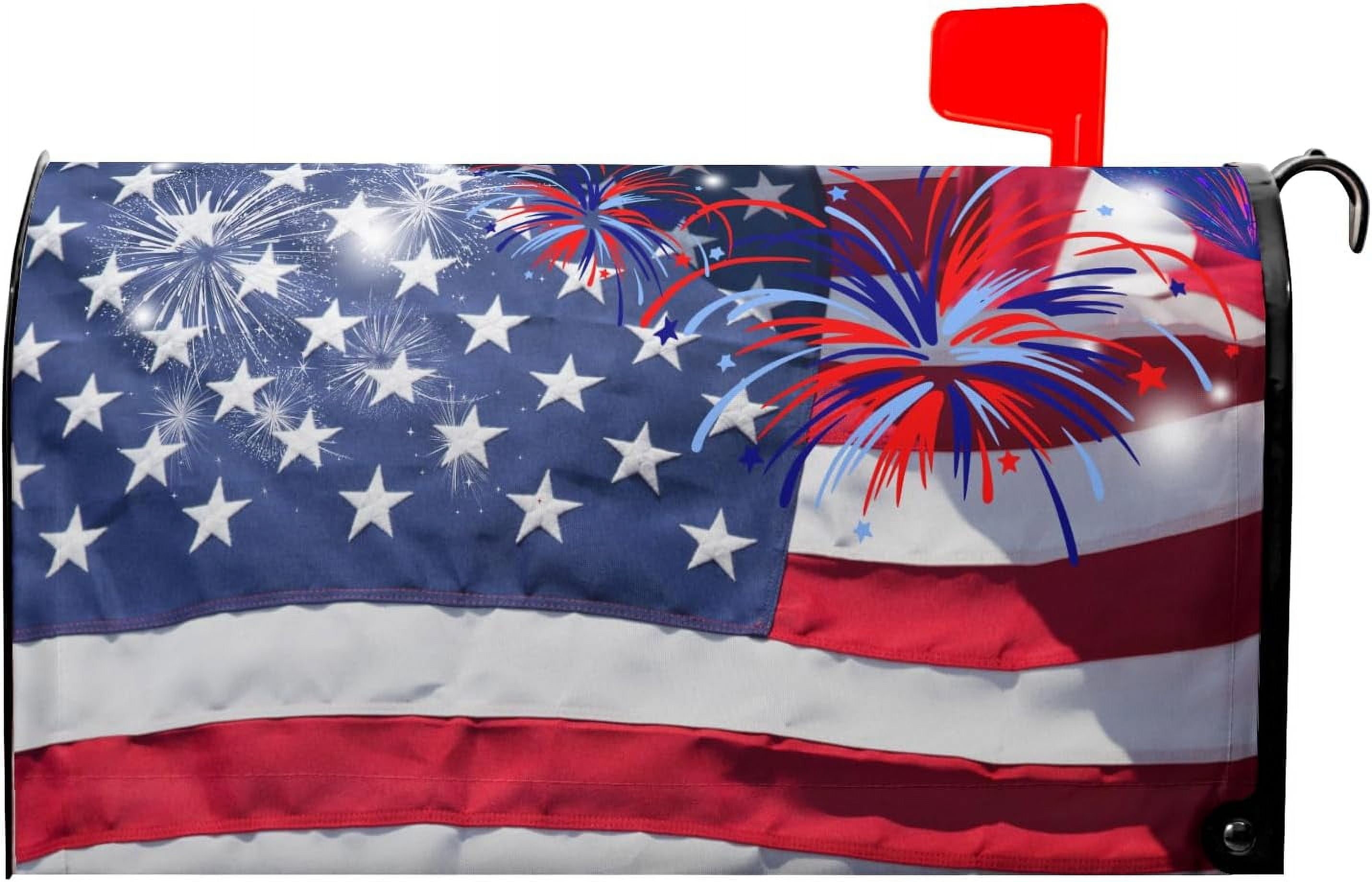 Fireworks for 4Th of July Independence Day Mailbox Covers Magnetic ...