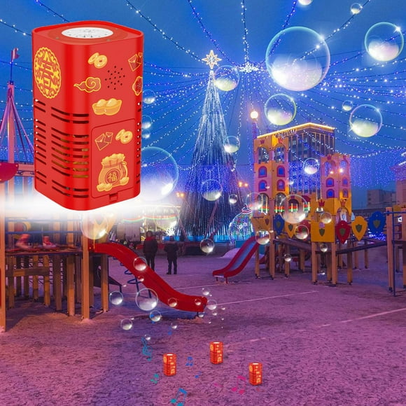 Firework Bubble Machine