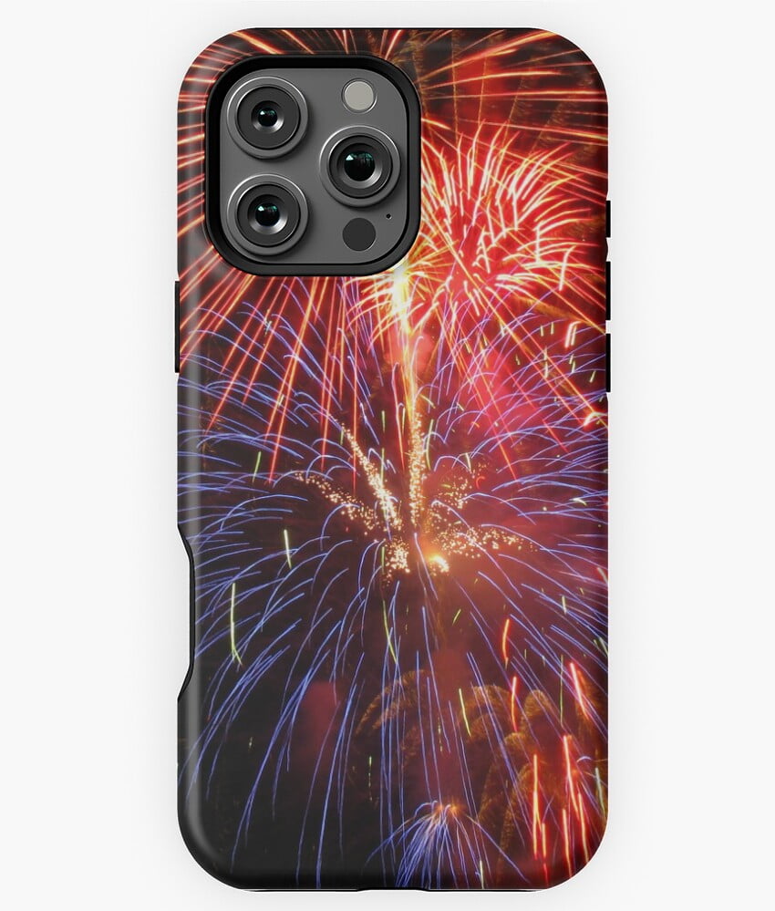 Fireworks Celebration Night Sky Art Phone Case for iPhone 16 15 14 13 ...
