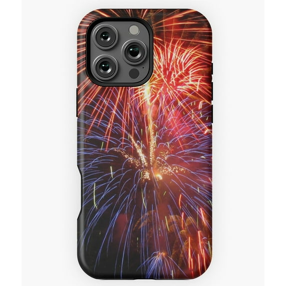 Fireworks Celebration Night Sky Art Phone Case for iPhone 16 15 14 13 ...