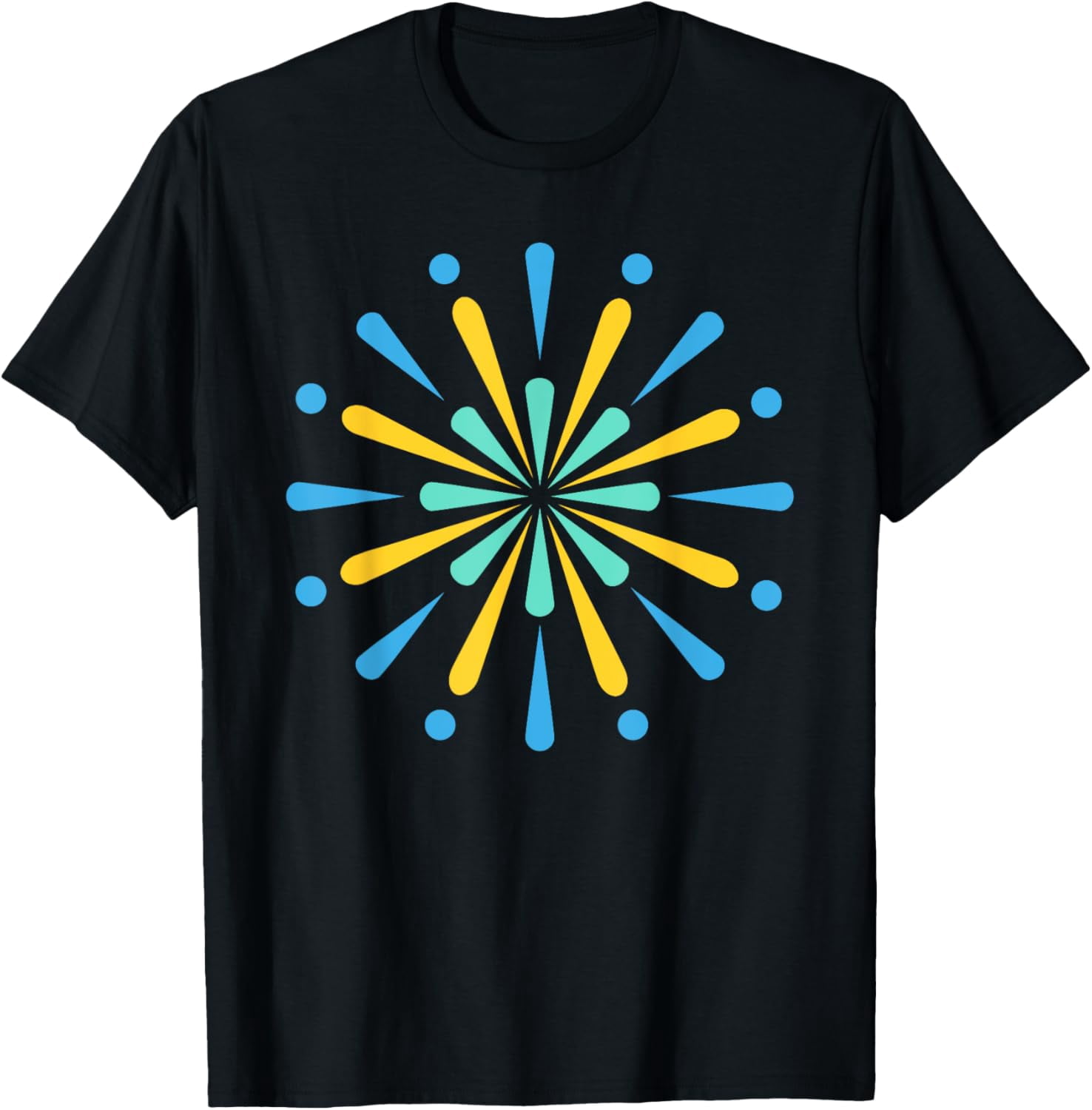 Fireworks Costume T-Shirt men and women can wear, black, white, gifts ...